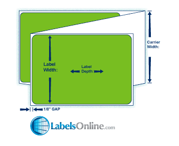 4" x 6" Floodcoated Direct Thermal Paper Label; Perforated; Fanfolded ...